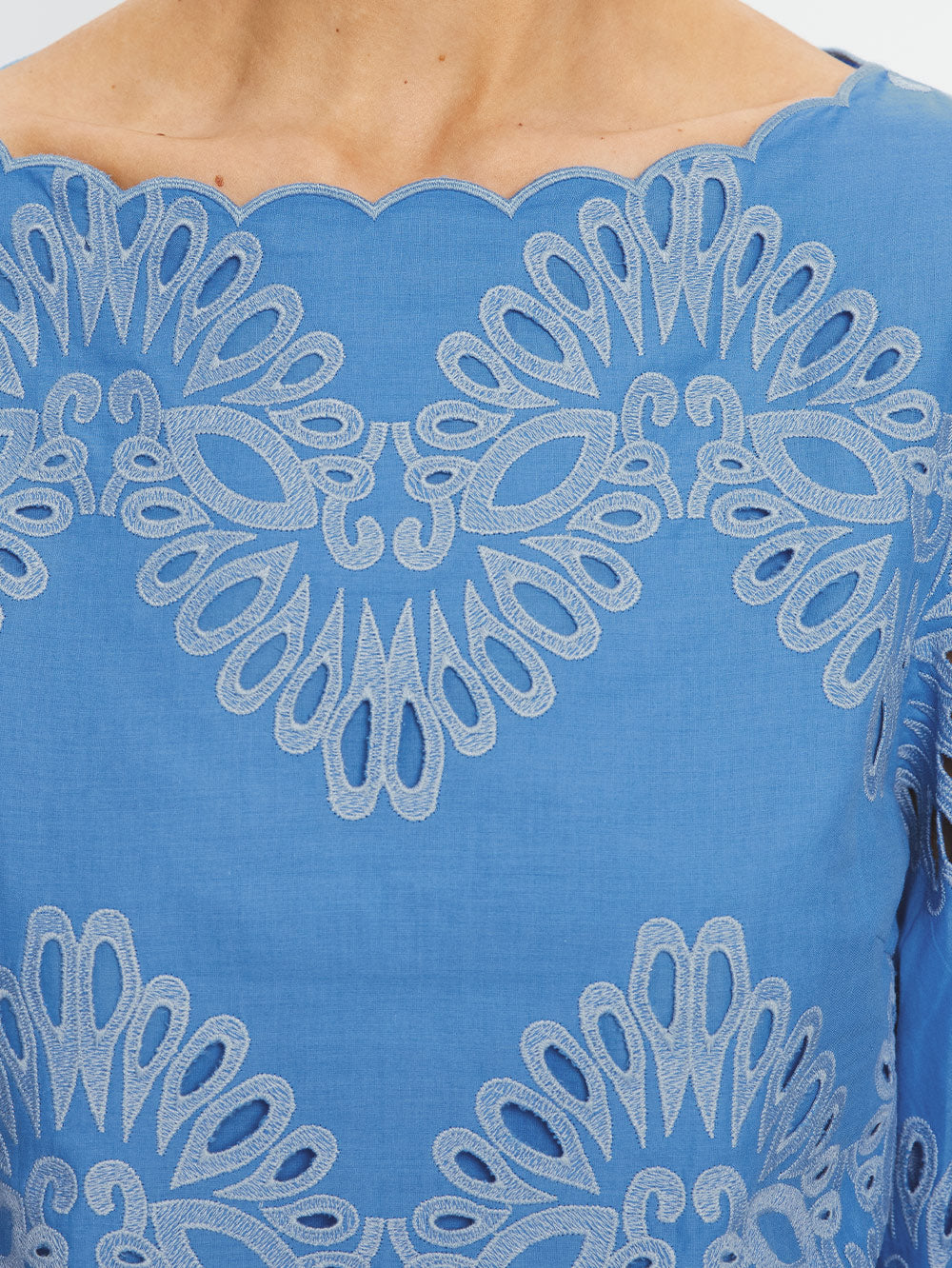 Danielle Top | Long Sleeve Embroidered Top | KIVARI – KIVARI International