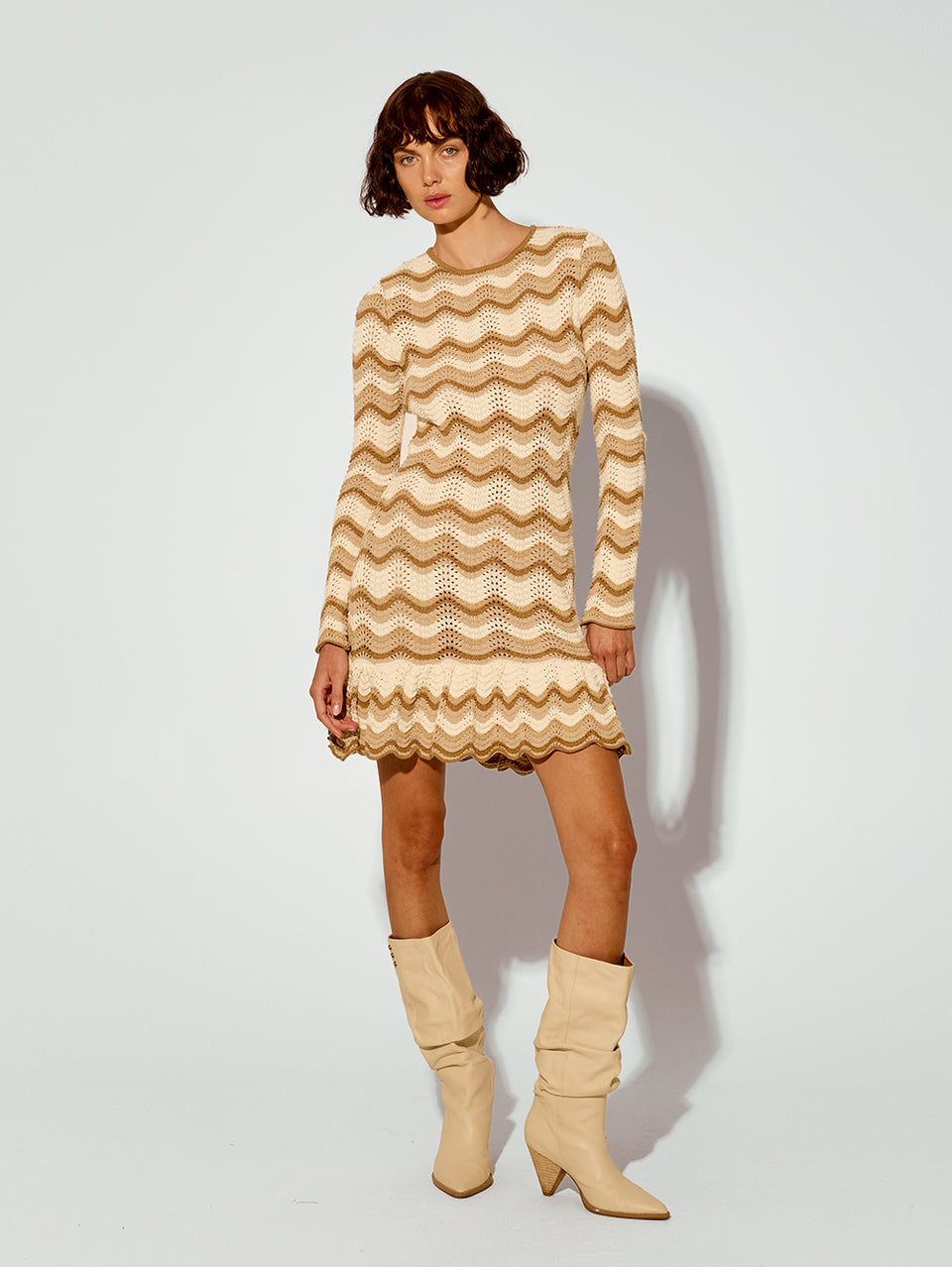 Kassiani Knit Mini Dress | KIVARI International