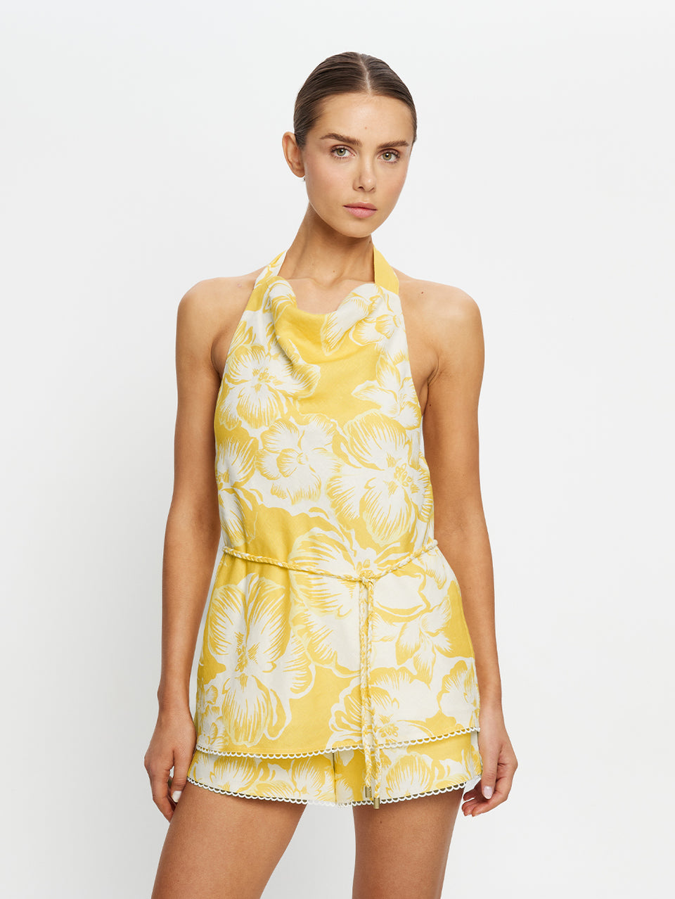 Soraya Top | Floral Halter Top | KIVARI – KIVARI International