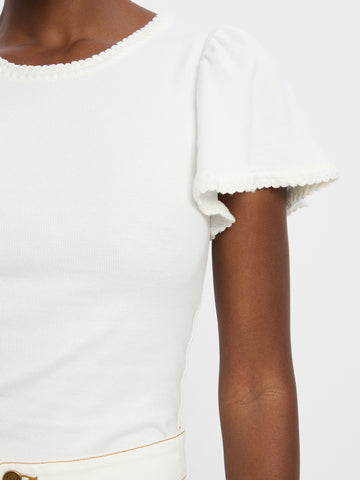 Tallulah Tee - Ivory | KIVARI International