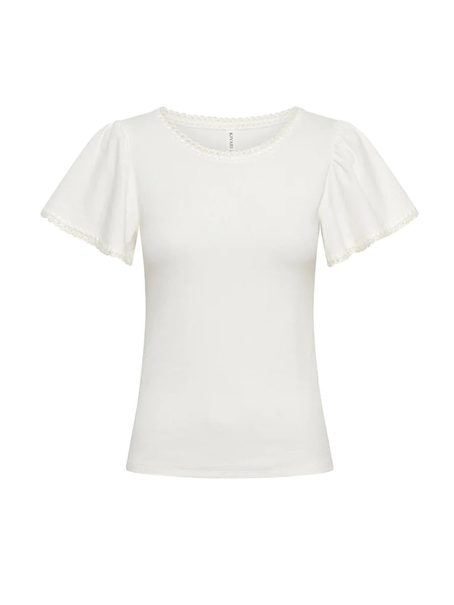 Tallulah Tee - Ivory | KIVARI International